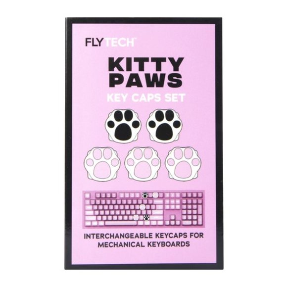 FLYTECH | Computers, Laptops & Parts | Kitty Paws Keycaps Set Of 5 By ...